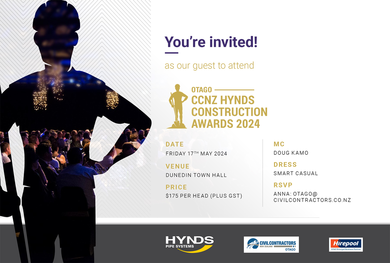 CCNZ Hynds Construction Awards Dinner 2024 | Civil Contractors NZ