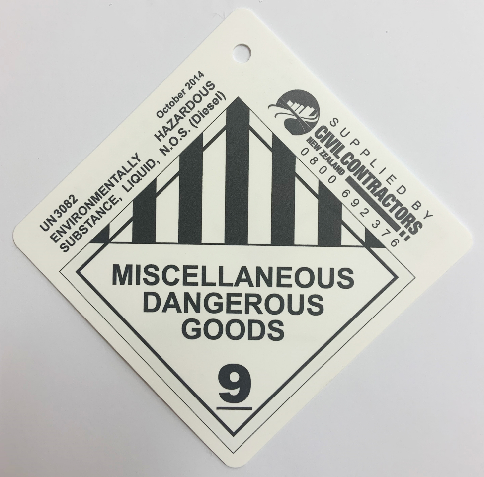 Rubber Diesel Tags 140mm | Civil Contractors NZ