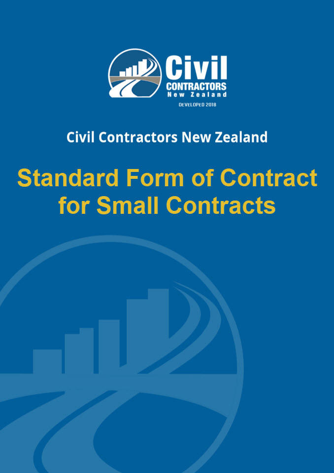 Standard Form of Contract for Small Contracts | Civil Contractors NZ